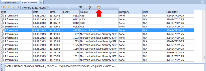 Event Log Explorer Forensic Edition Preview | Event Log Explorer blog