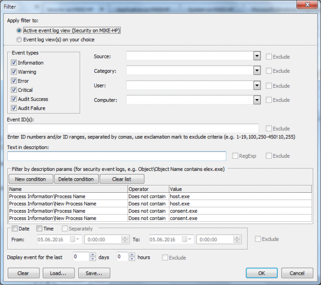 Process tracking with Event Log Explorer | Event Log Explorer blog